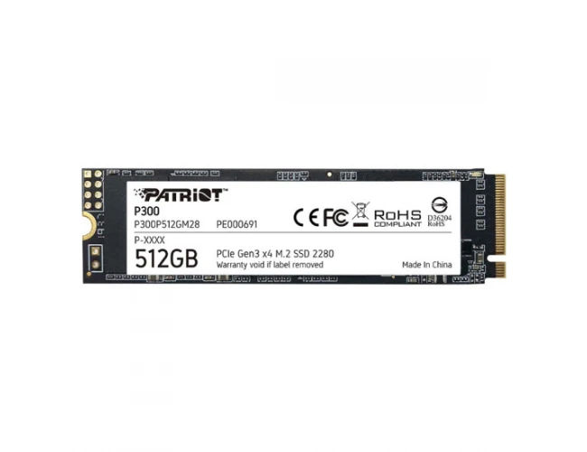 Patriot SSD 512MB M.2 2280 PCIe (P300P512GM28) SSD disk
