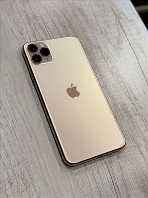 iPhone 11 Pro Max Gold 100% Helt