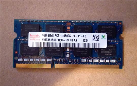 DDR2 667 800 MHz i DDR3 1333 1600 MHz memorije SOD