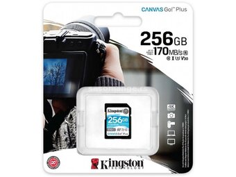 KINGSTON 256GB SDXC Canvas Go! Plus (SDG3/256GB)