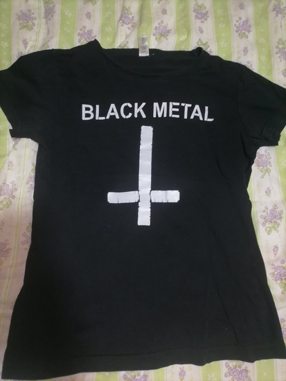 Black Metal majica. S veličina ženski kroj