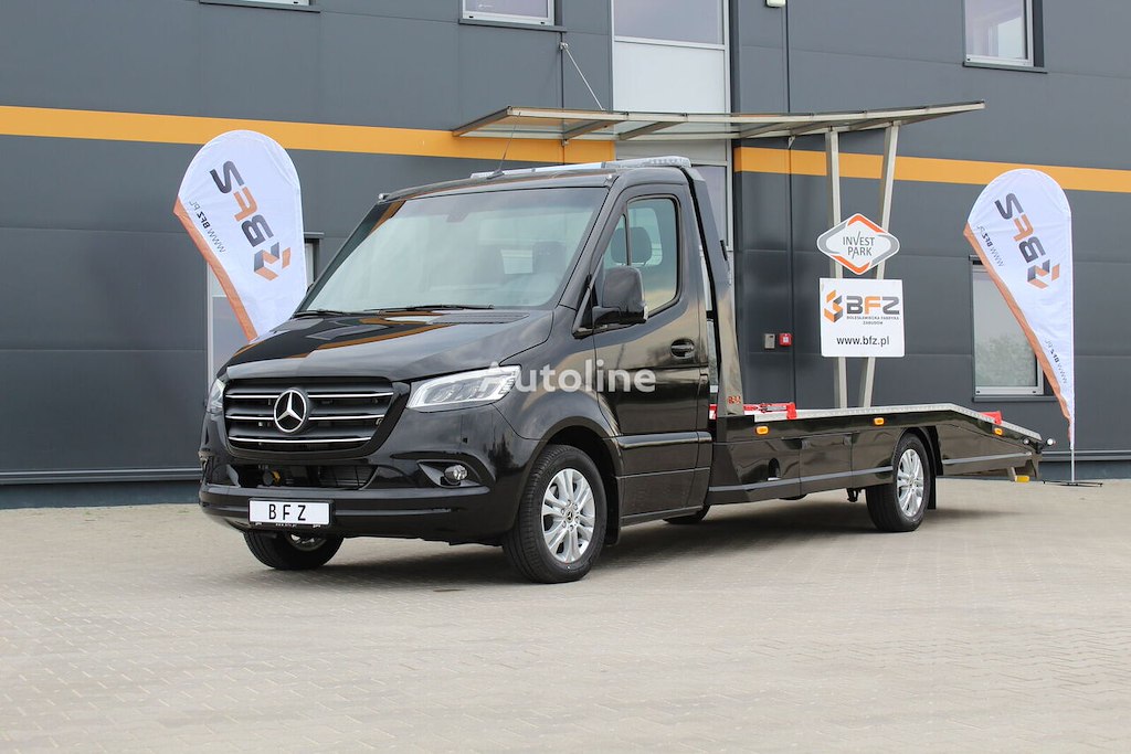 Novi Mercedes-Benz Autotranspotrer SPRINTER 319 Automatik BFZ PLATEAU Luftfederung šlep auto < 3.5t