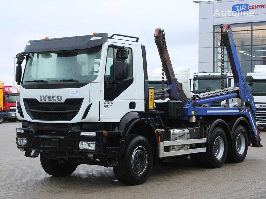 IVECO TRAKKER 410, 6x4, CONTAINER CHAIN ​​CARRIER, EURO 6 kamion autopodizač kontejnera