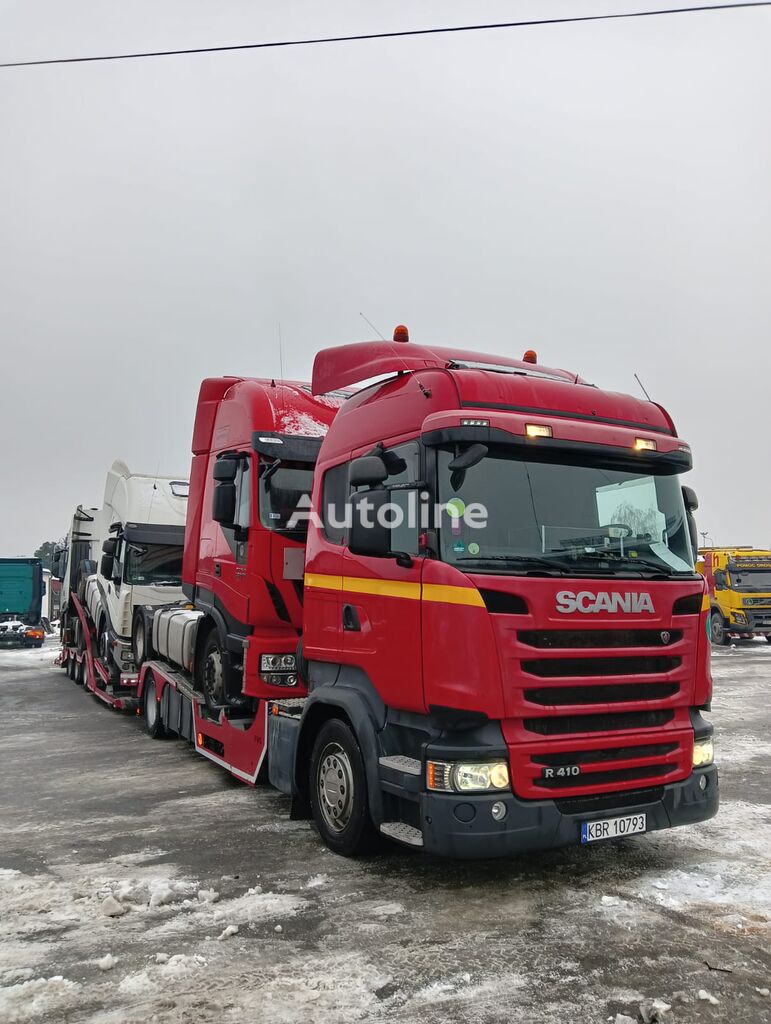 Scania R410 FVG BODY autotransporter + prikolica autotransportera