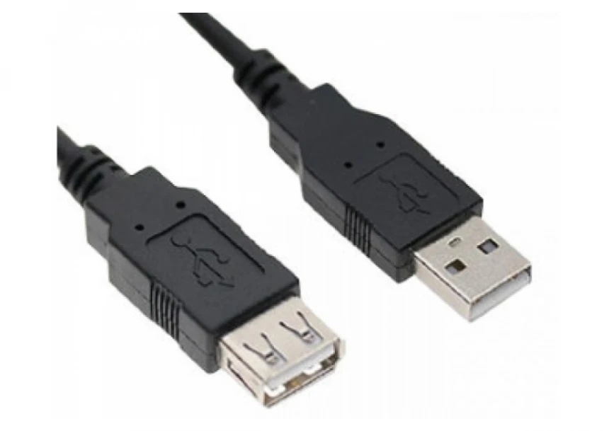 Kabl E-Green USB 2.0 A-USB 2.0 A M/F 3m crni