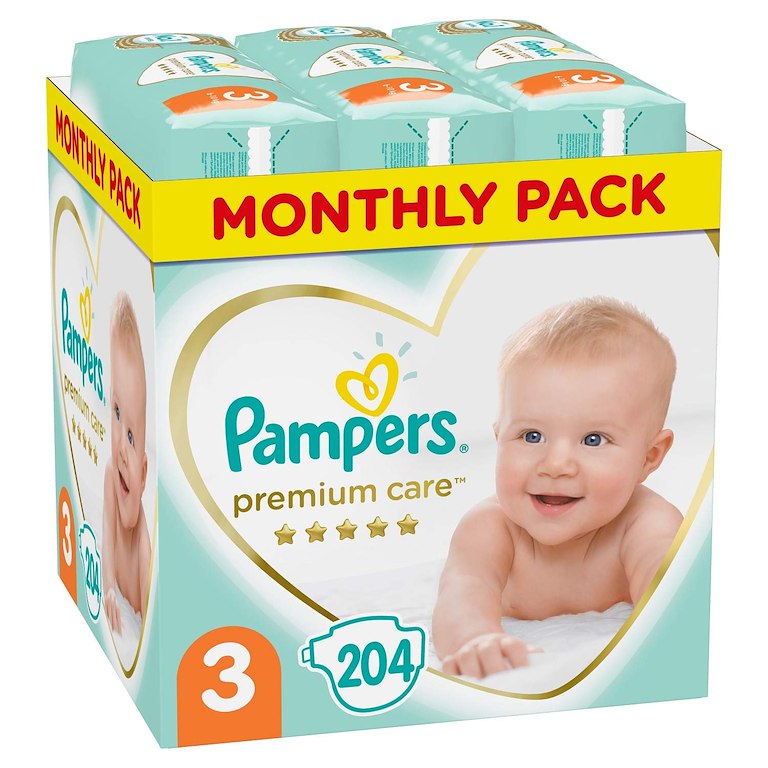 Pampers pelene premium care msb s3 200/1 pampers