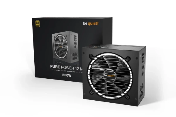 Napajanje Be Quiet Pure Power 12M 550W Gold BN341 ATX3.0 Modularno