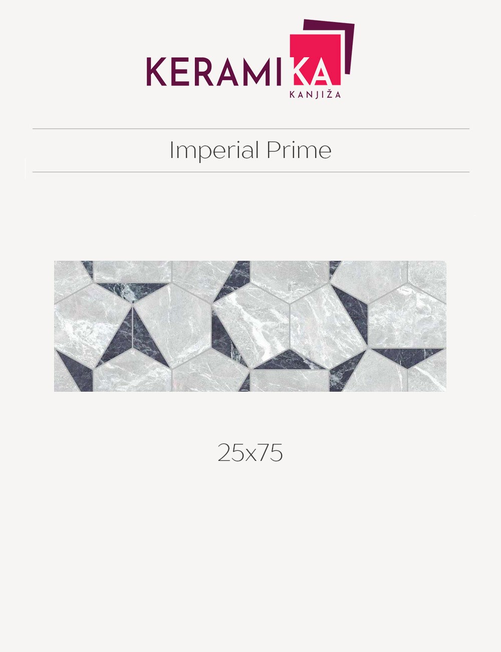 Keramika Kanjiža IMPERIAL PRIME 25x75