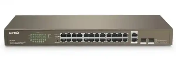 Svič 10100 24-Port Tenda TEF1026F + 2 Gigabit Base-X SFP ports