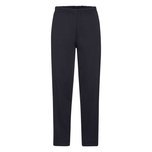 FRUIT OF THE LOOM, CLASSIC OPEN HEM JOG PANTS, RAVNA TRENERKA, TAMNO TEGET, M