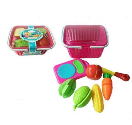 Hk mini set voća i provrća sa korpom, 7 el ( A077873 )