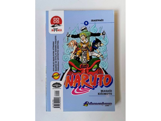 NARUTO 5 Izazivači - Masaši Kišimoto