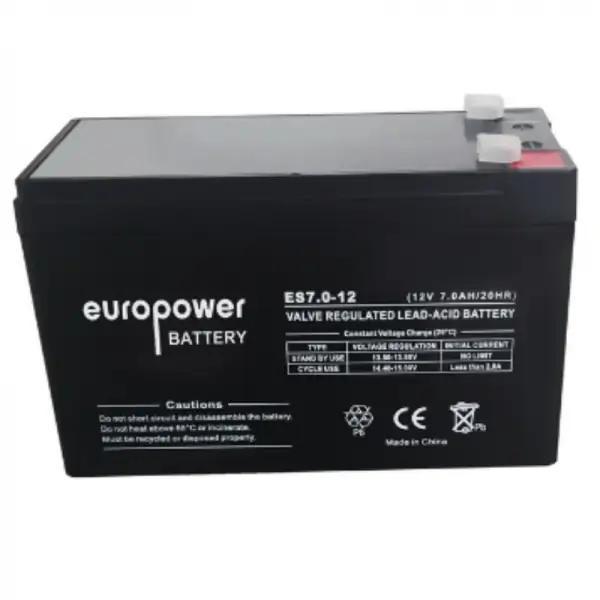 UPS BATTERY EUROPOWER ES12-7 12V 7AH