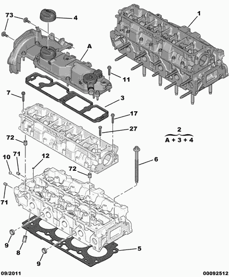 Čep za punjenje ulja za motor 1180S5