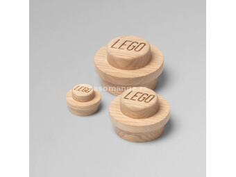 Lego drvene kuke za kačenje od hrastovine, set 3 kom ( 40160900 )