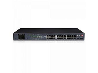 PROVISION POES-24370GCL+2SFP 24-portni Giga PoE Switch 370W+2 SFP