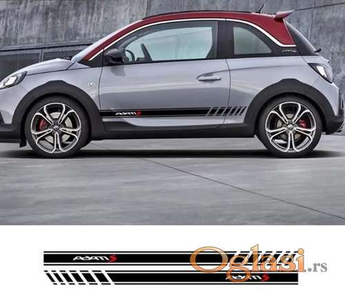 Opel Adam S nalepnice trakice