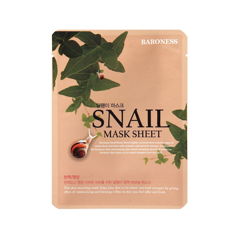 BARONESS MASK SHEET SNAIL ekstrat puža