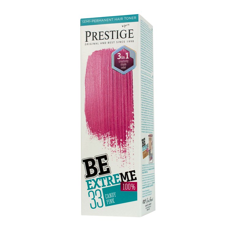 BE EXTREME HAIR TONER BR 33 CANDY PINK