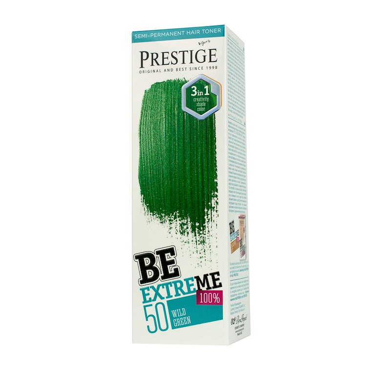 BE EXTREME HAIR TONER BR 50 WILD GREEN