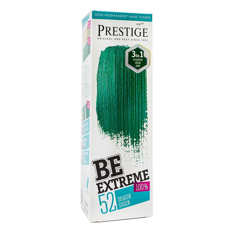 BE EXTREME HAIR TONER BR 52 DRAGON GREEN