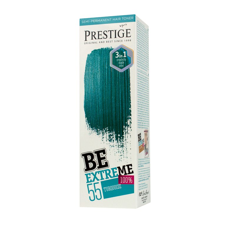 BE EXTREME HAIR TONER BR 55 TURQUOISE