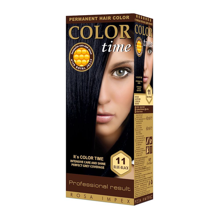 COLOR TIME 11 PLAVETNO CRNA boja za kosu