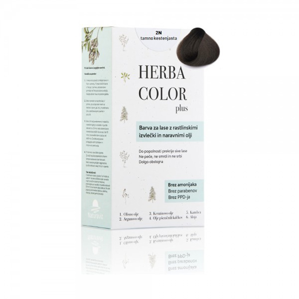 Herba Color plus 2N tamno kestenjasta
