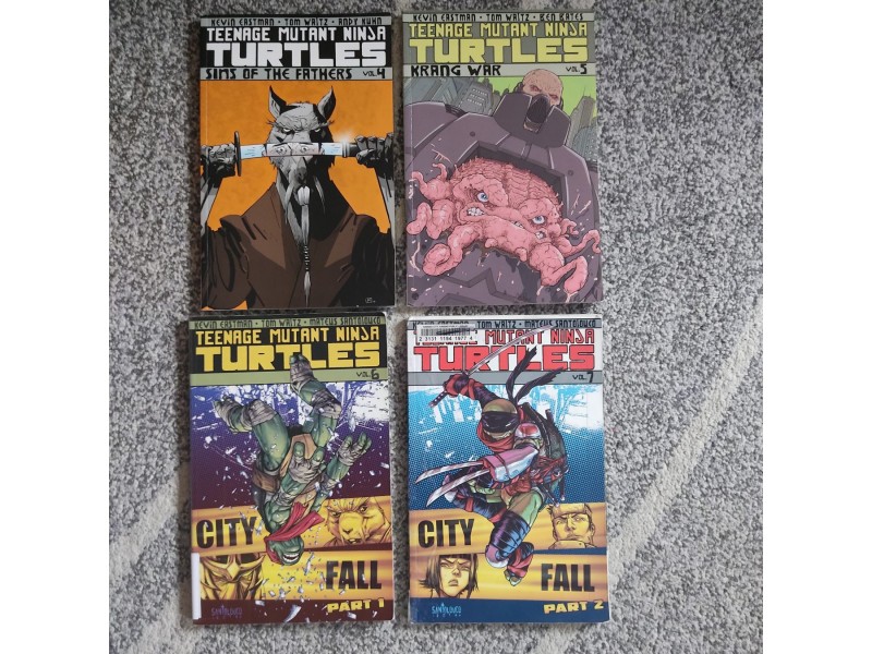 IDW Teenage Mutant Ninja Turtles TPB Vol 4, 5, 6, 7