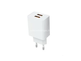 DENMEN Punjač DC02 2xUSB 2/1A/ bela