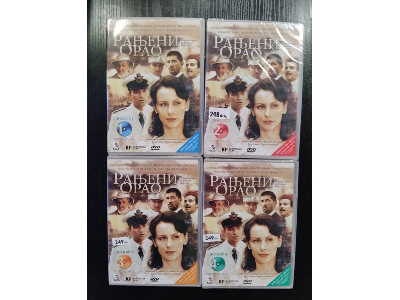 Ranjeni orao kompletna serija dvd x 4 NOVO!!!