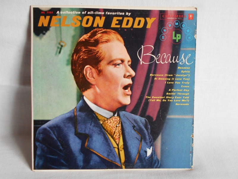 NELSON EDDY! PRVO US IZ 1959.! NONBREAKABLE VINYL! 5/5!