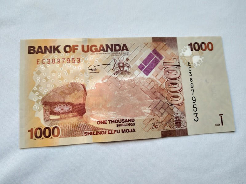 Uganda 1.000 shiling,2017 god.UNC