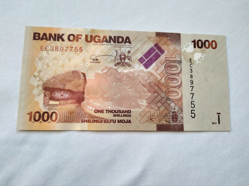 Uganda 1.000 shiling,2017 god.UNC