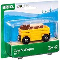BRIO Igračka Vagon za prevoz krava 33406