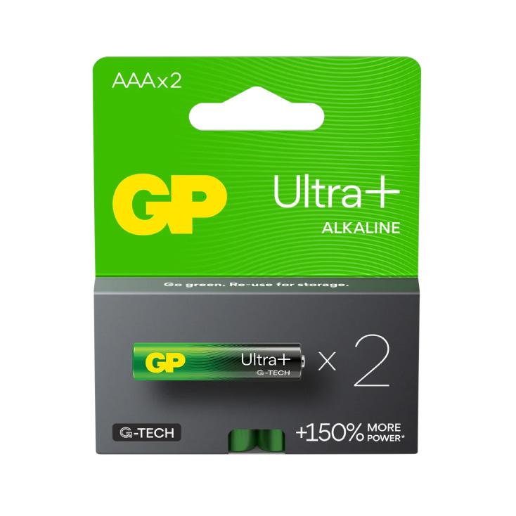 GP alkalne baterije ULTRA+ AAA GP-LR03-PLUS/2BPnd