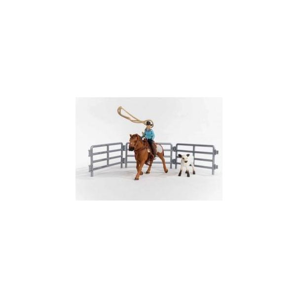 Schleich Rodeo devojka sa lasom