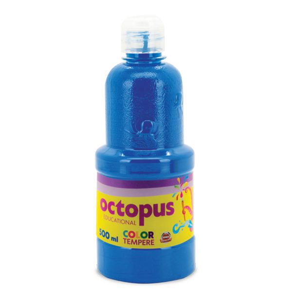 OCTOPUS Tempera 500ml plava unl-1130