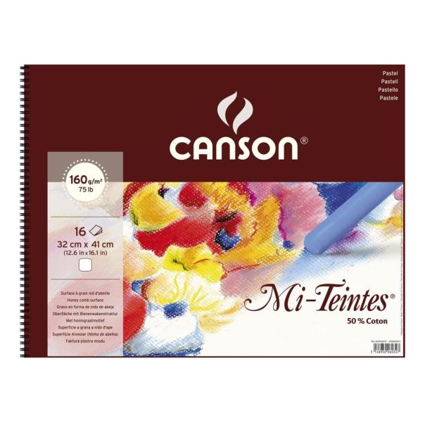 Blok 32x41cm 160g 16 lista crni mi-teintes canson 400030228