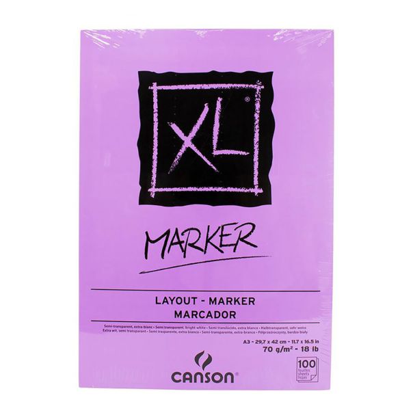 Blok a3 70g 100 lista xl marker canson 200297237