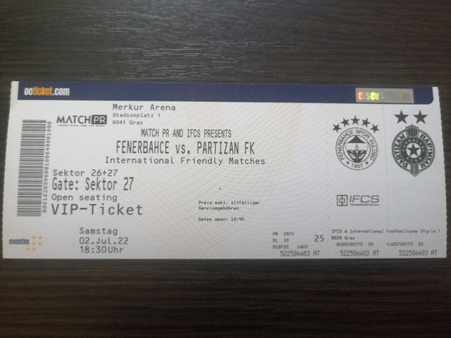 Fenerbahce-Partizan 2.7.2022