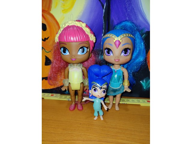 Shimmer and Shine dve velike i jedna manja Šimer i Šajn