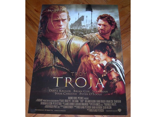 Troja (Brad Pitt) - filmski plakat