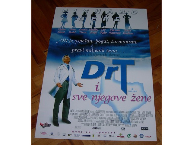 Dr T i sve njegove žene (Richard Gere) - filmski plakat