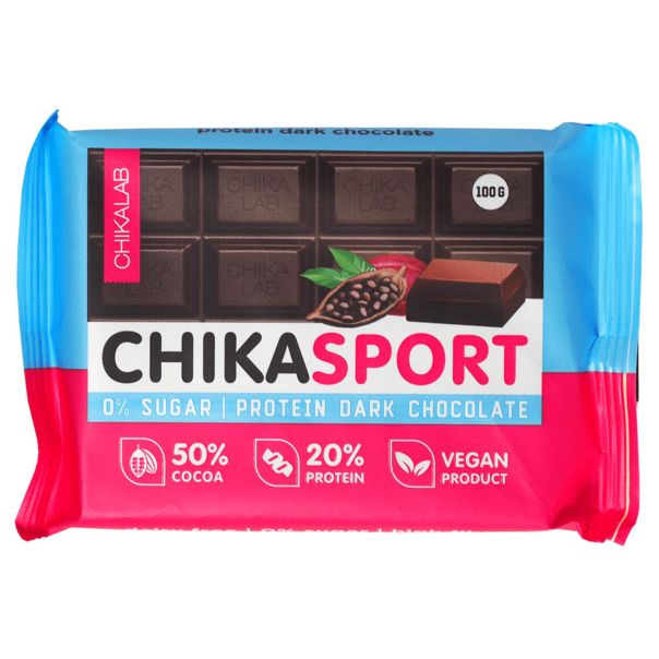 CHIKALAB Vegan tamna čokolada 100g