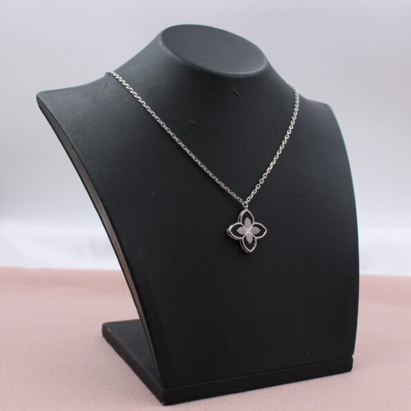 Srebrna ogrlica „DETELINA“ 714