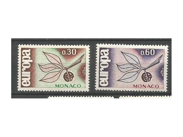 Monako 1965. EVROPA CEPT cista serija