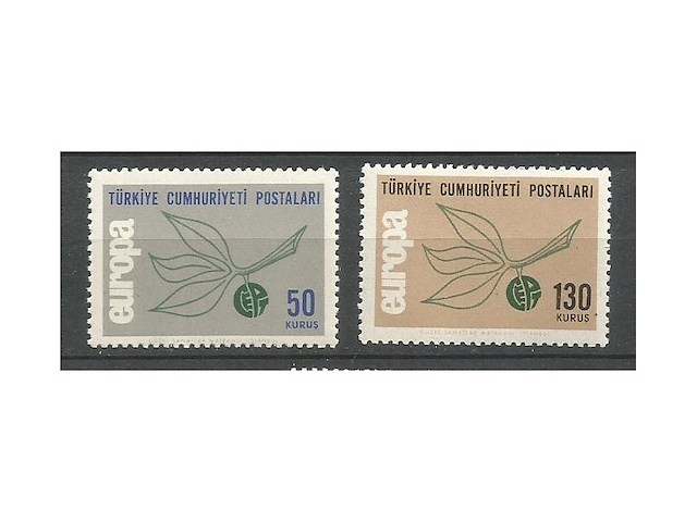 Turska 1965. EVROPA CEPT cista serija