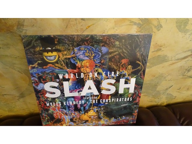 Slash Featuring...World On Fire-plavi i žuti vinil(2LP)