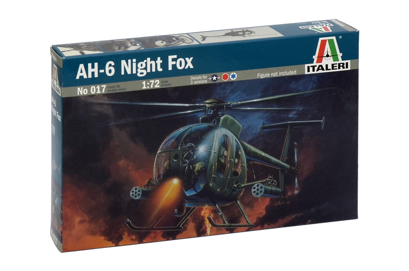 ITALERI 1/72 AH-6A Night Fox Scout Helicopter